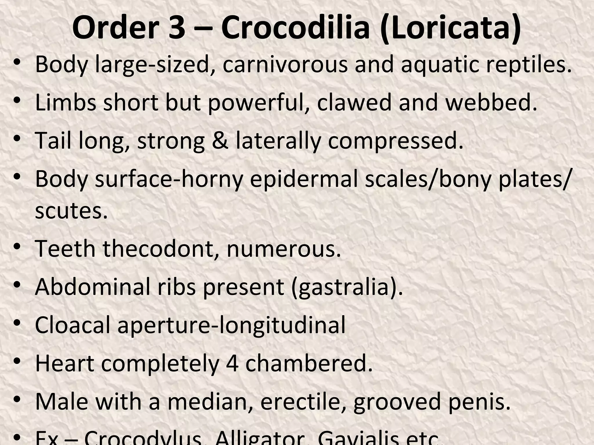 Classification of reptilia | PPT