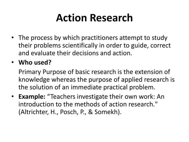 Classification of research | PPTX