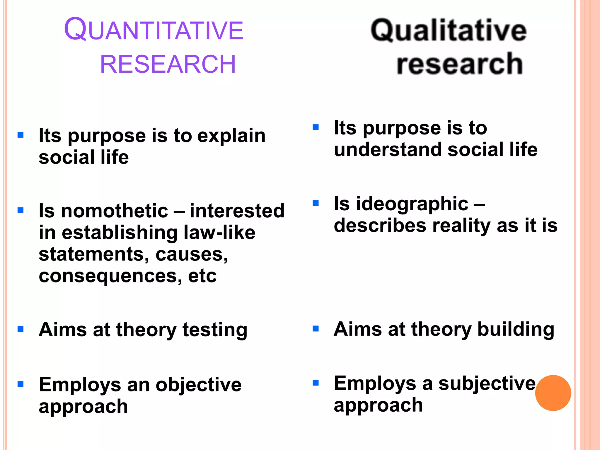 Classification of research | PPTX