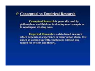 Classification of research | PPTX
