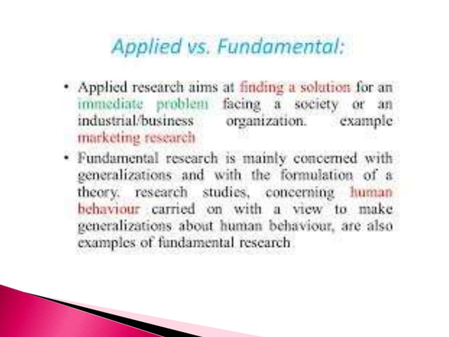 Classification of research | PPTX | Science