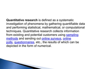 Classification of research | PPTX | Science