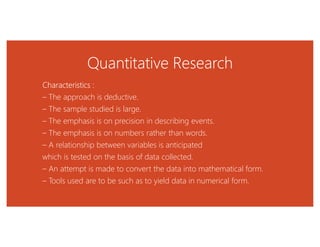 Classification of research-unit 2 | PPT