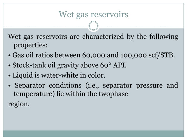 Classification of reservoirs | PPTX