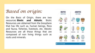 Classification of resources Importance and Uses ppt 1.pptx