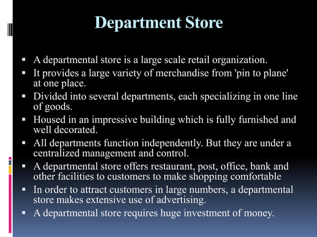 Classification of retailing | PPTX