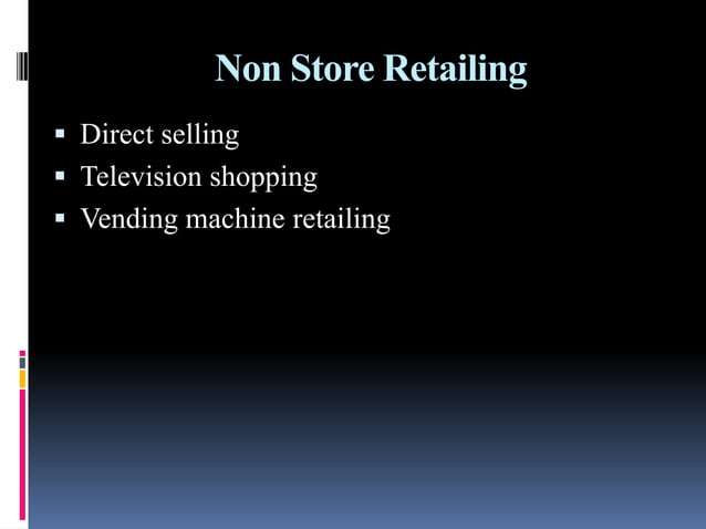 Classification of retailing | PPTX