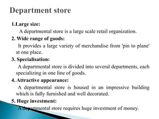 Classification of retail units | PPT