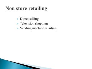 Classification of retail units | PPT