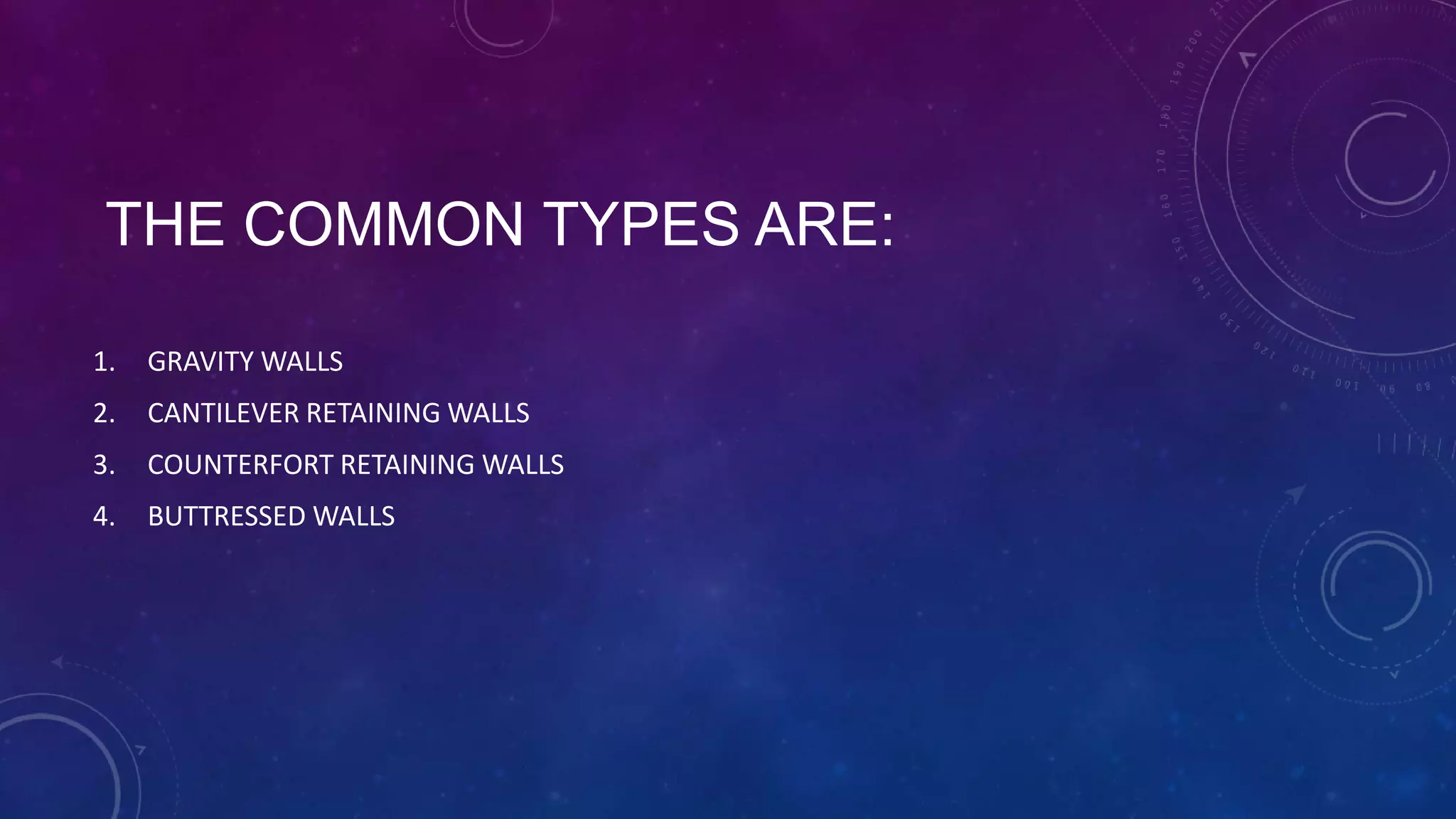 Classification of retaining wall | PPTX