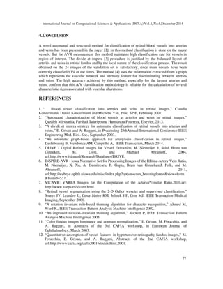 Classification of retinal vessels into | PDF