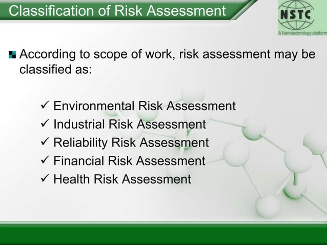 Classification of risk assessment | PPTX