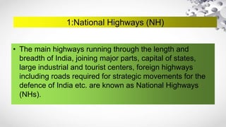 Classification of roads PPT | PPTX