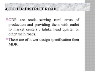 CLASSIFICATION_OF_ROADS CLASSIFICATION_OF_ROADS | PPTX