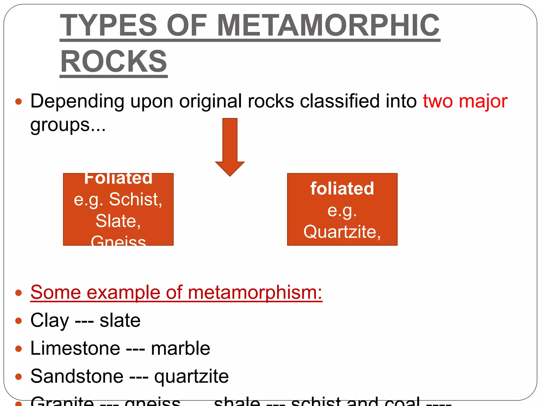 Classification of rocks | PPTX