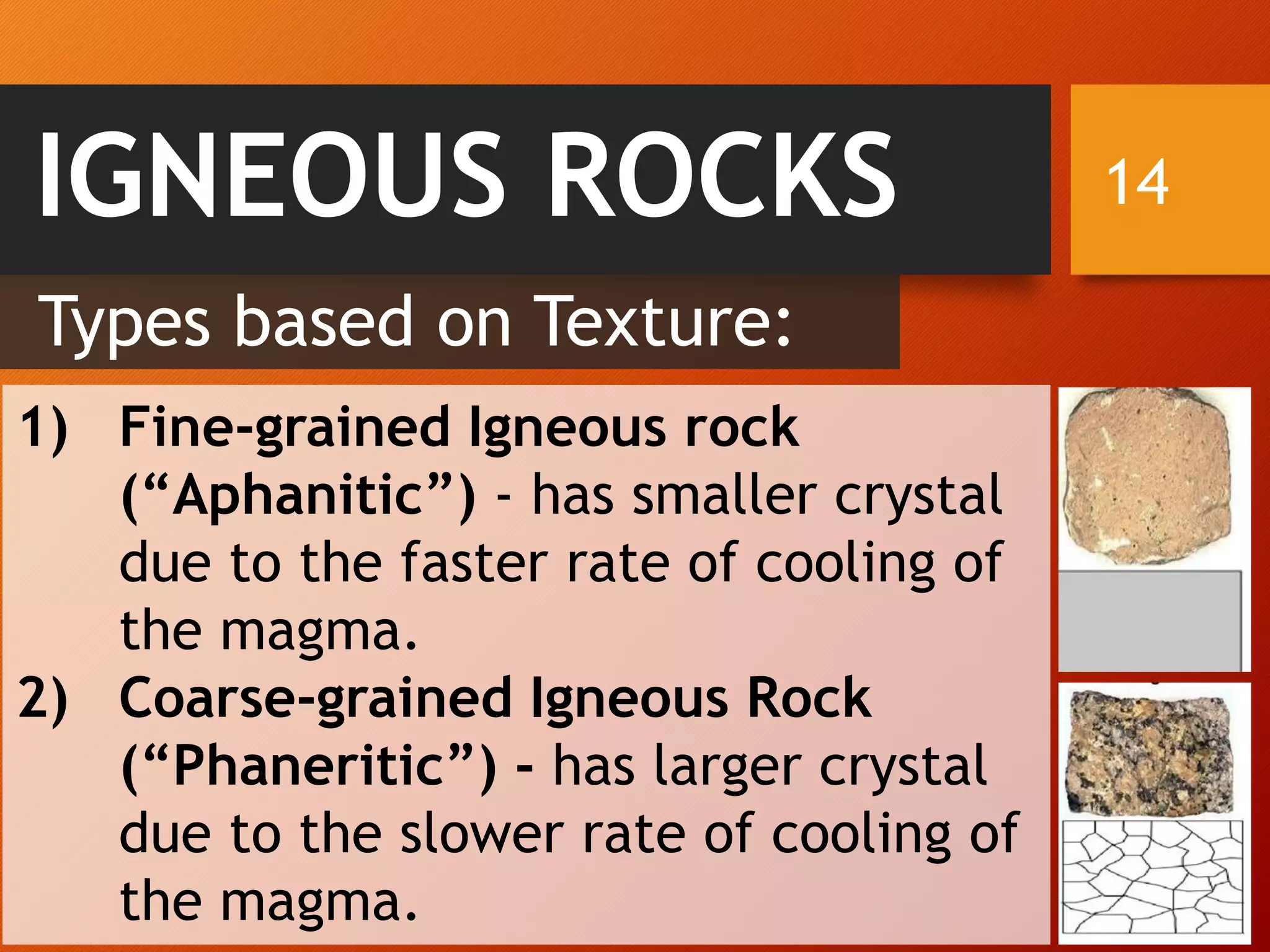 Classification of Rocks | PDF