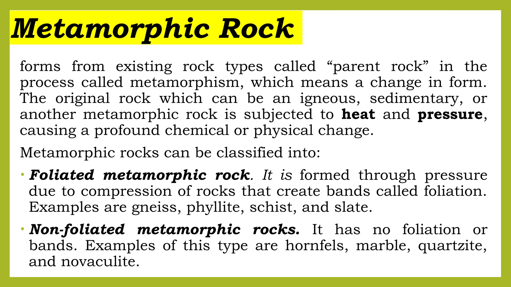 EARTH SCIENCE 11: CLASSIFICATION OF ROCKS.pptx
