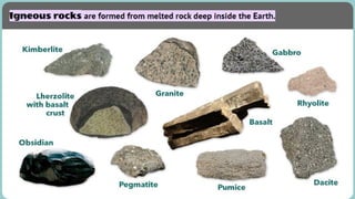 EARTH SCIENCE 11: CLASSIFICATION OF ROCKS.pptx