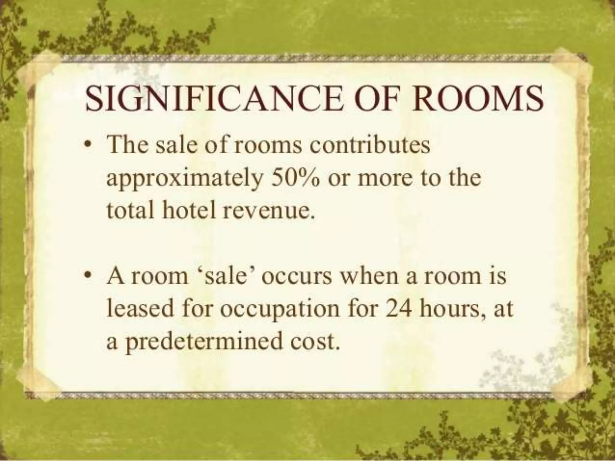Classification of rooms | PPTX