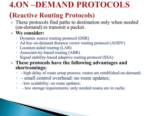 Classification of routing protocols | PPTX