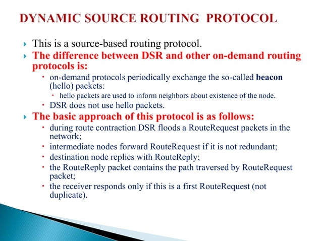 Classification of routing protocols | PPTX