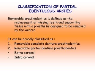 CLASSIFICATION OF RPD.ppt