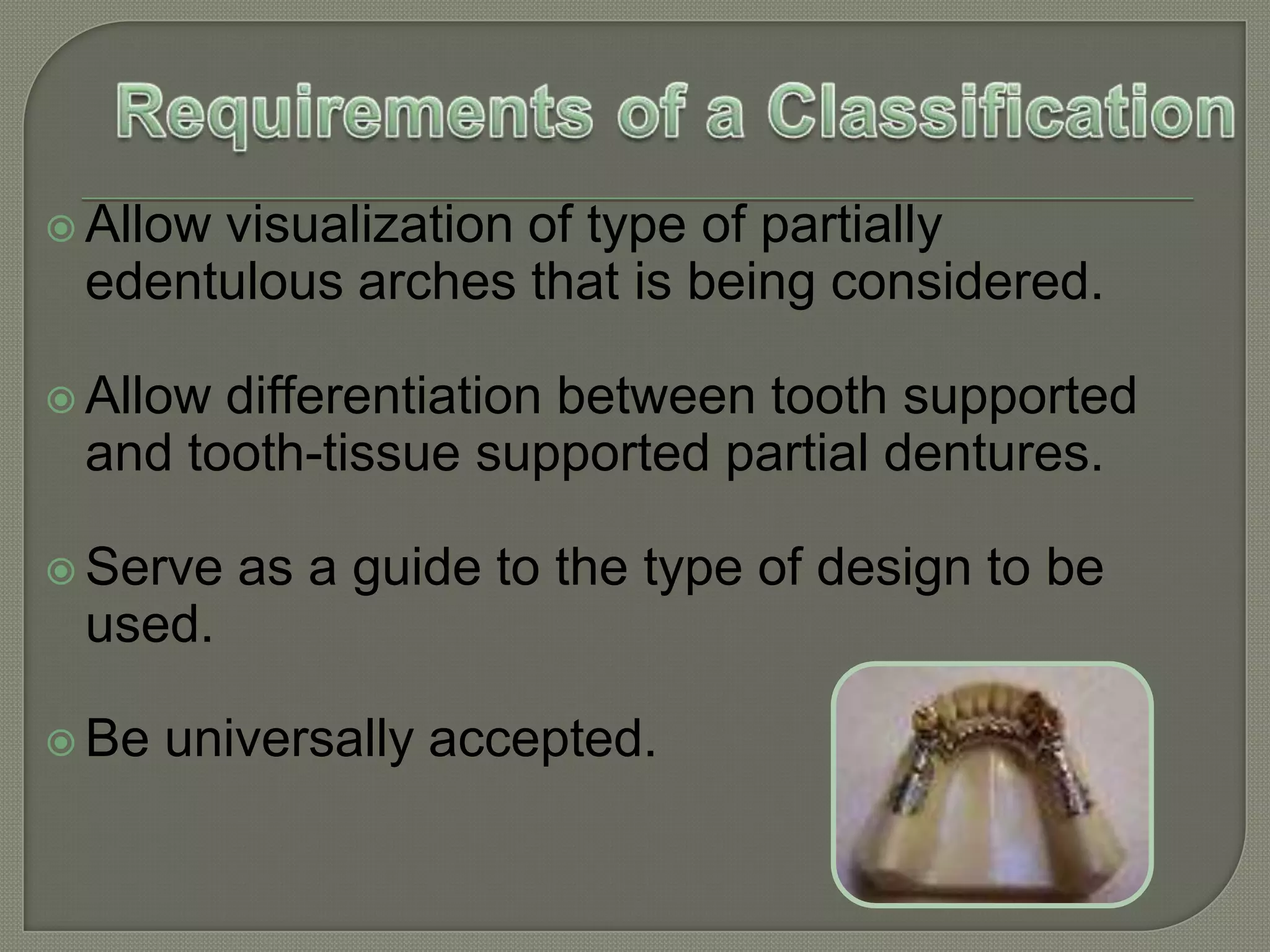 Classification of rpd | PPTX