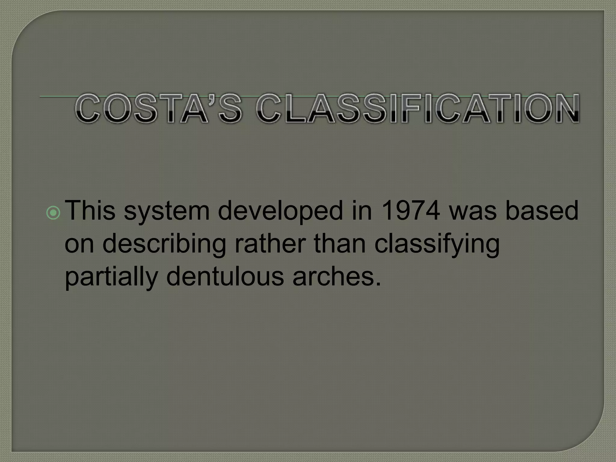 Classification of rpd | PPTX