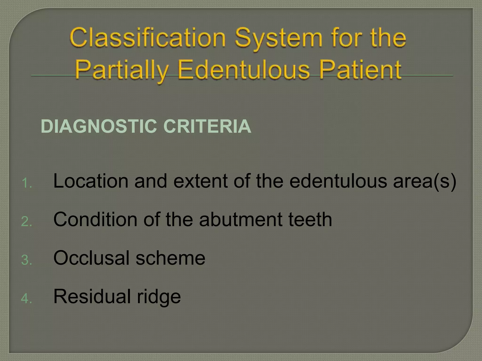 Classification of rpd | PPTX