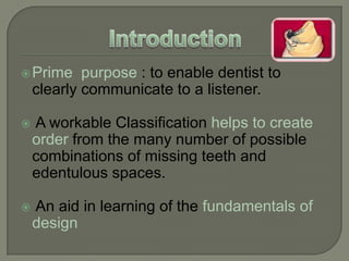 Classification of rpd | PPTX