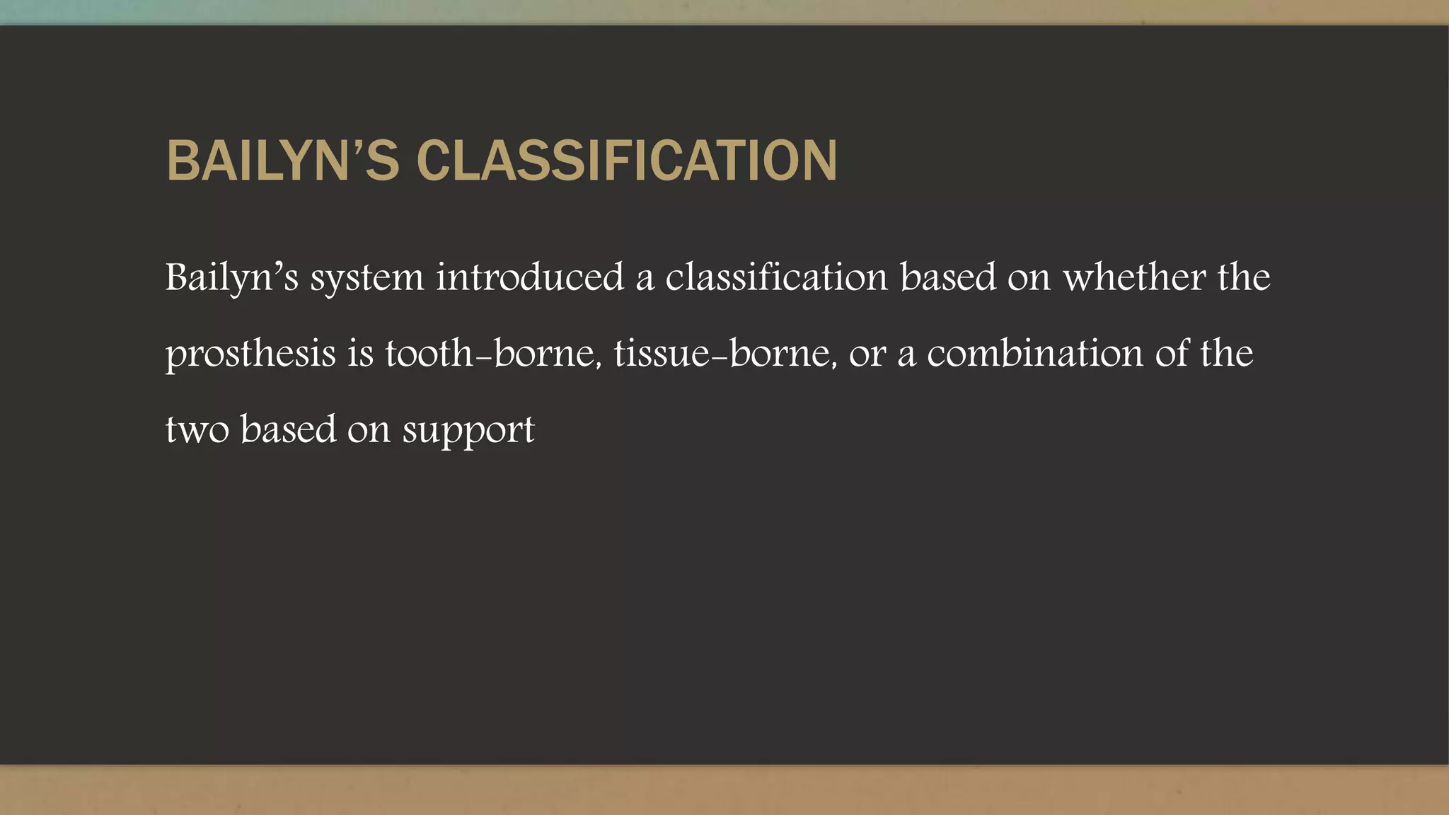 Classification of rpd (lecture) | PPSX