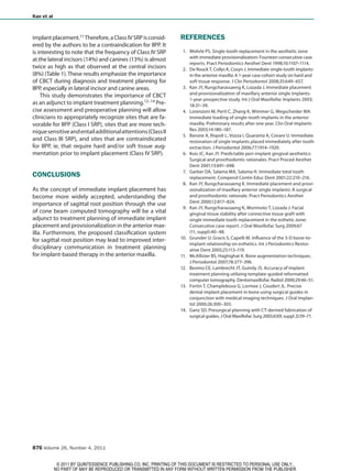 Classification of sagittal root position in relation to the anterior ...