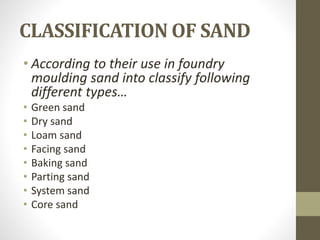Classification of sand ppt shivam omar | PPTX