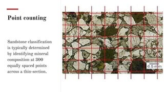 classification of sandstone | PPTX