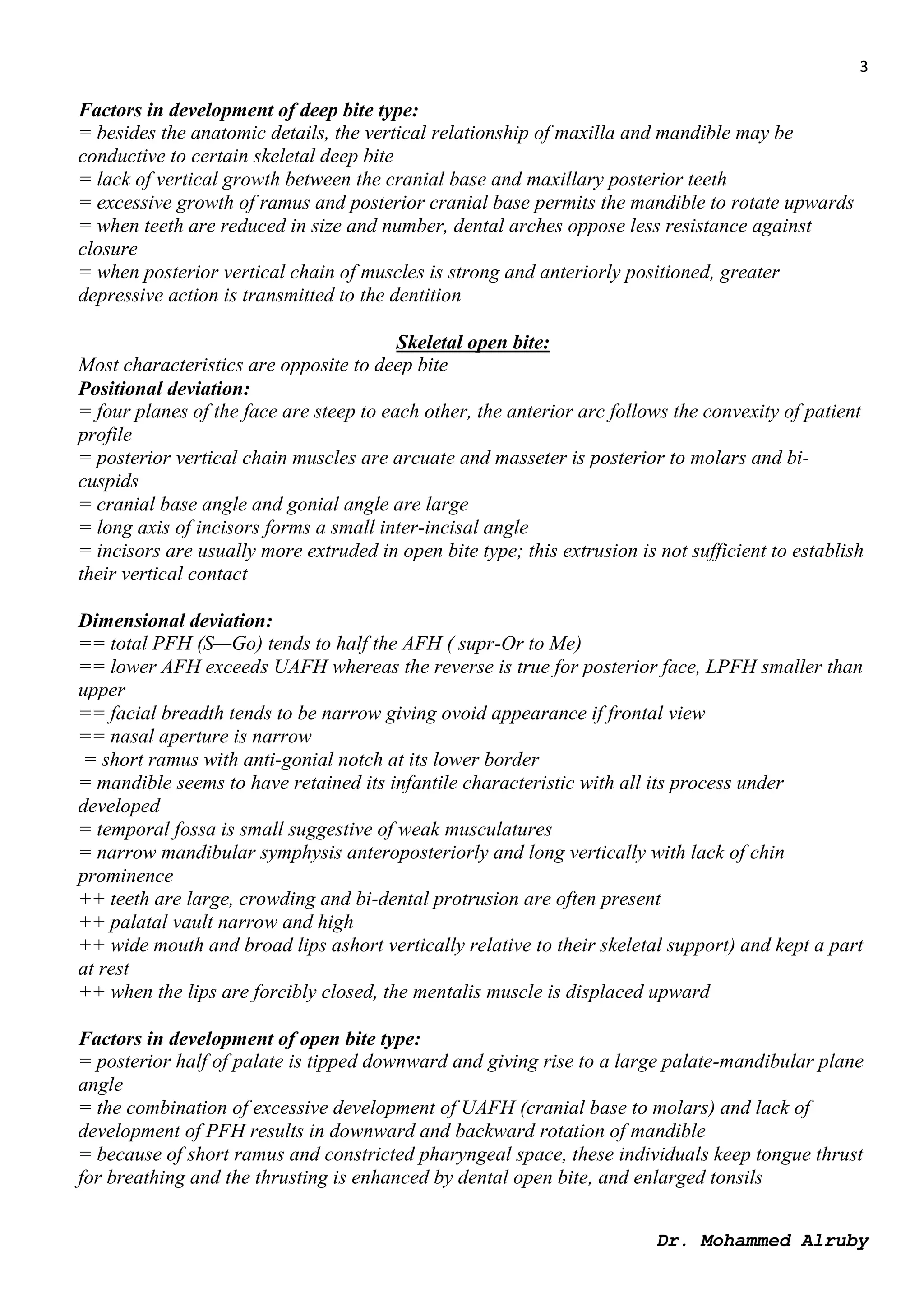 classification ofSassoni skeletal facial types.docx | Dental Health ...
