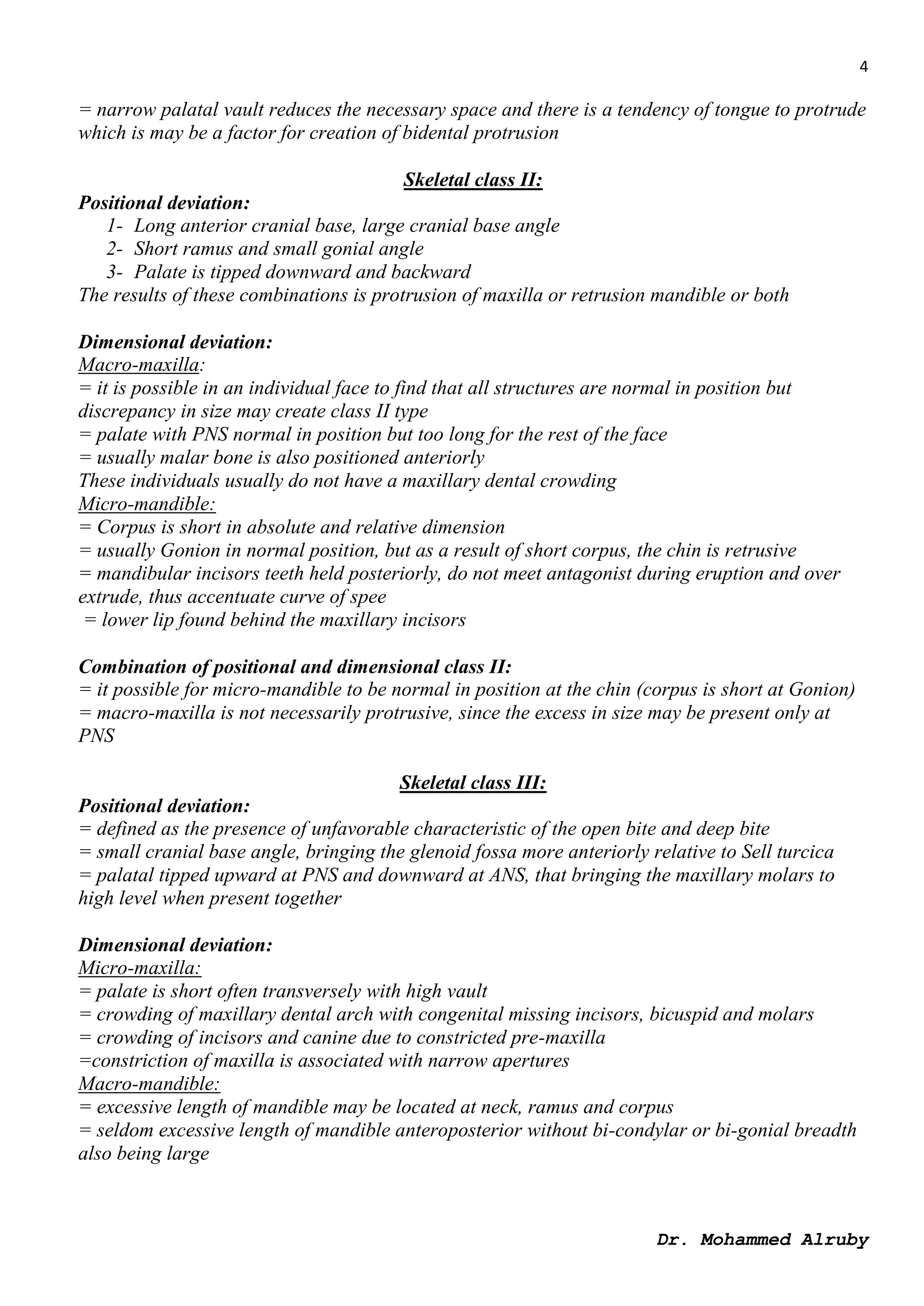 classification ofSassoni skeletal facial types.docx | Dental Health ...