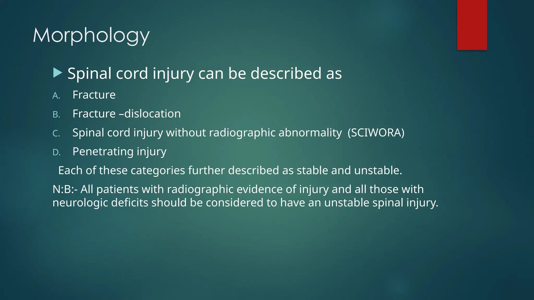 Classification of spinal cord injury.pptx