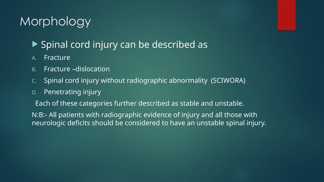 Classification of spinal cord injury.pptx
