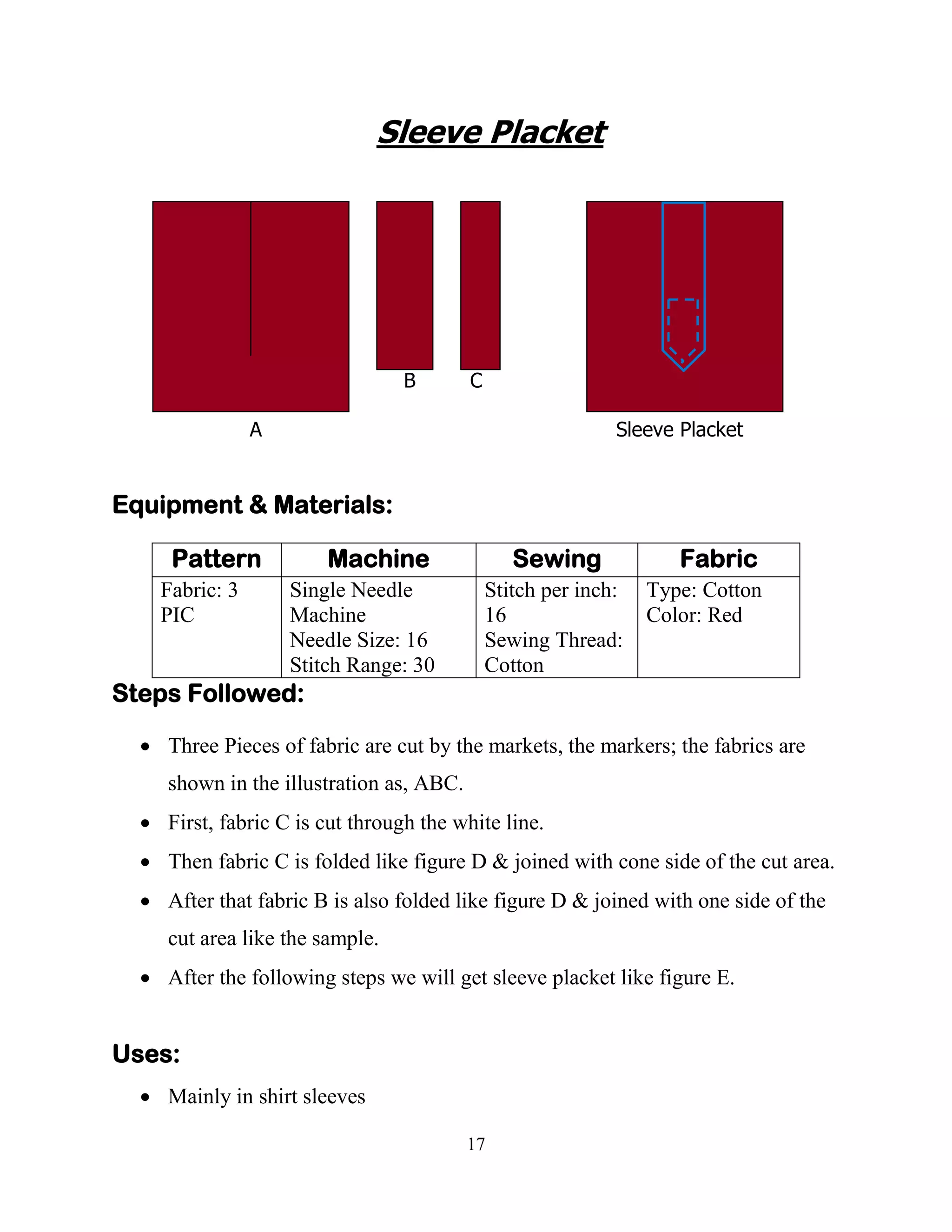 Classification of seam, sewing method and use | PDF