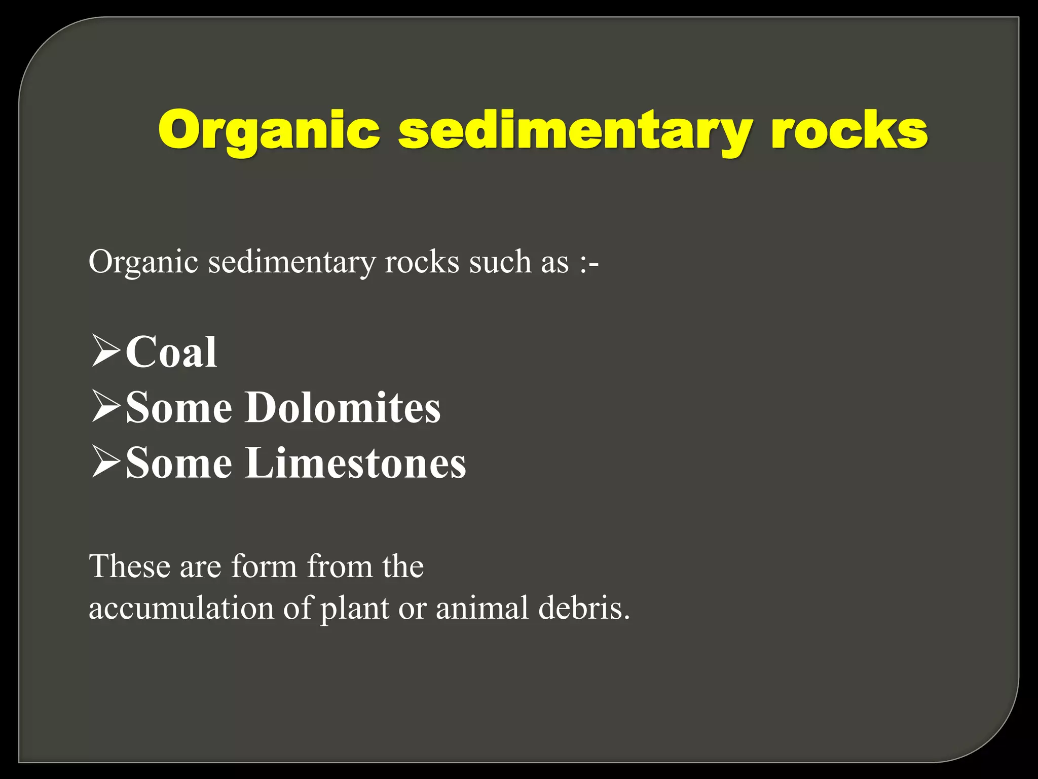 Classification of sedimentary | PPT