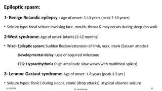 Classification of seizures & Drug targeting therapy | PPTX
