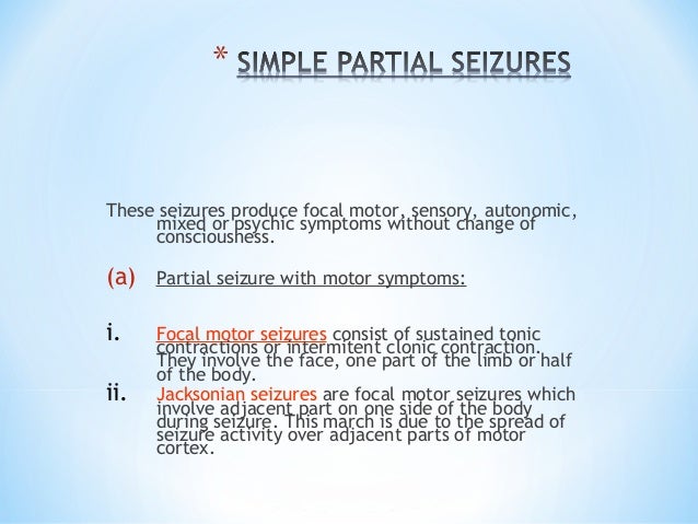 Complex Partial Seizure Causes