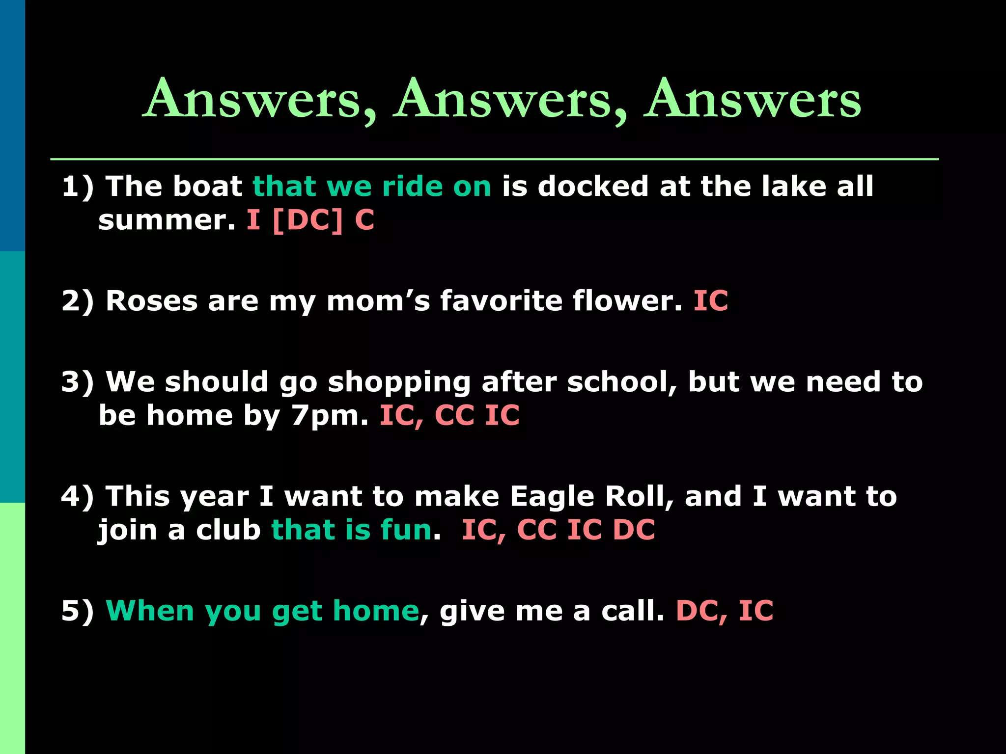 Sentence Classification | PPT | Chemistry | Science