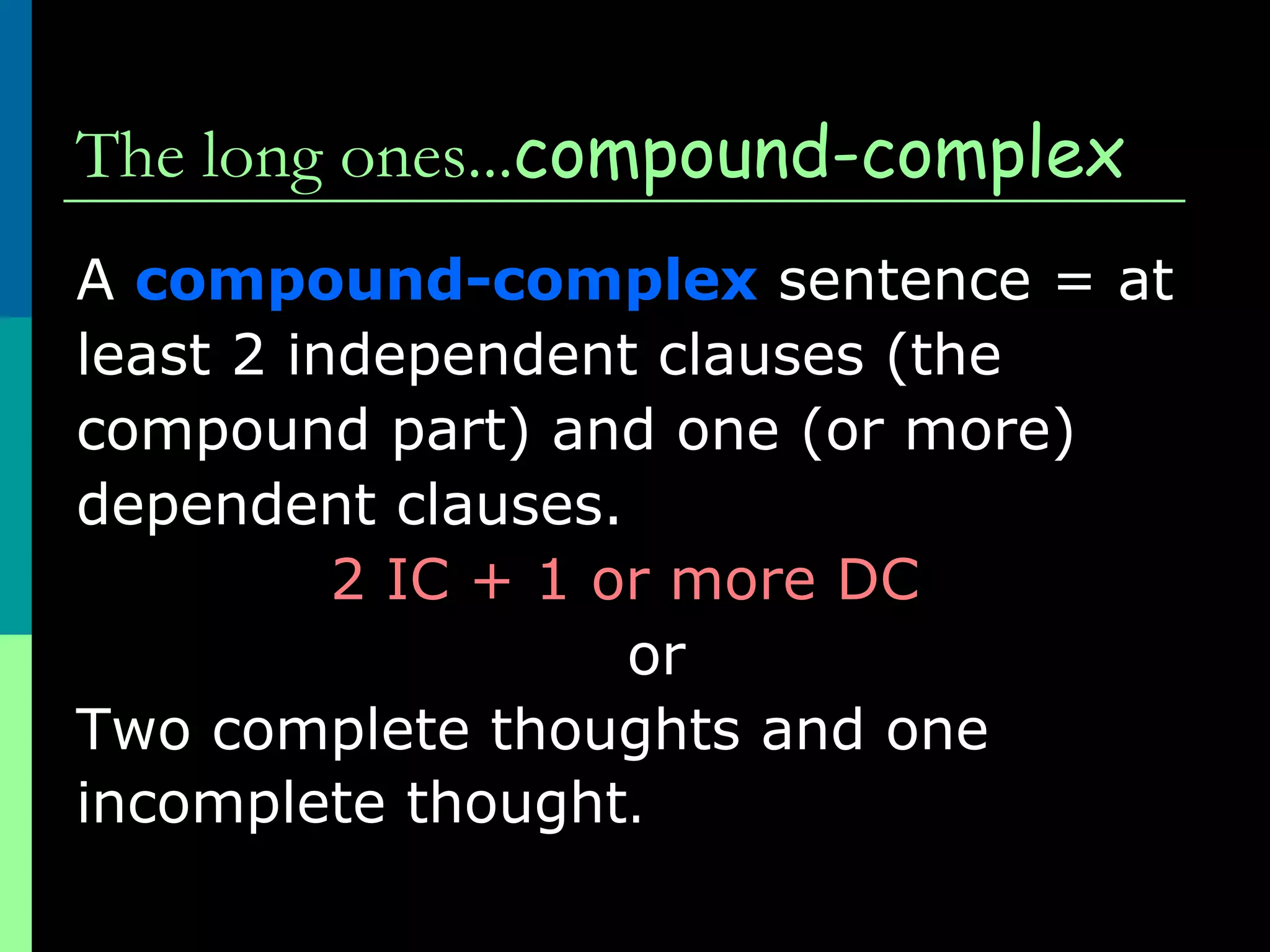 Sentence Classification | PPT | Chemistry | Science