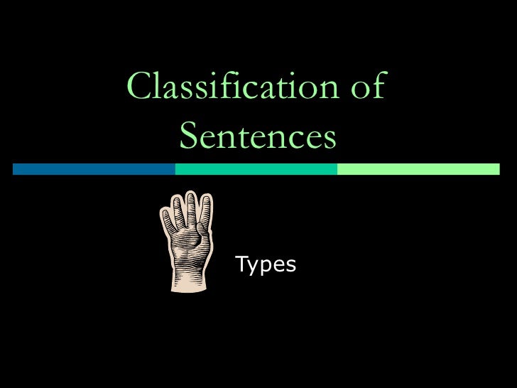 Sentence Classification Sentence Classification