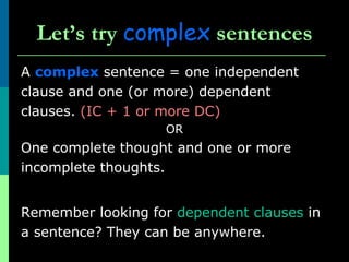 Classification of Sentences 8 | PPT