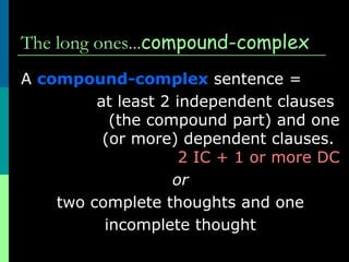 Classification of sentences | PPT