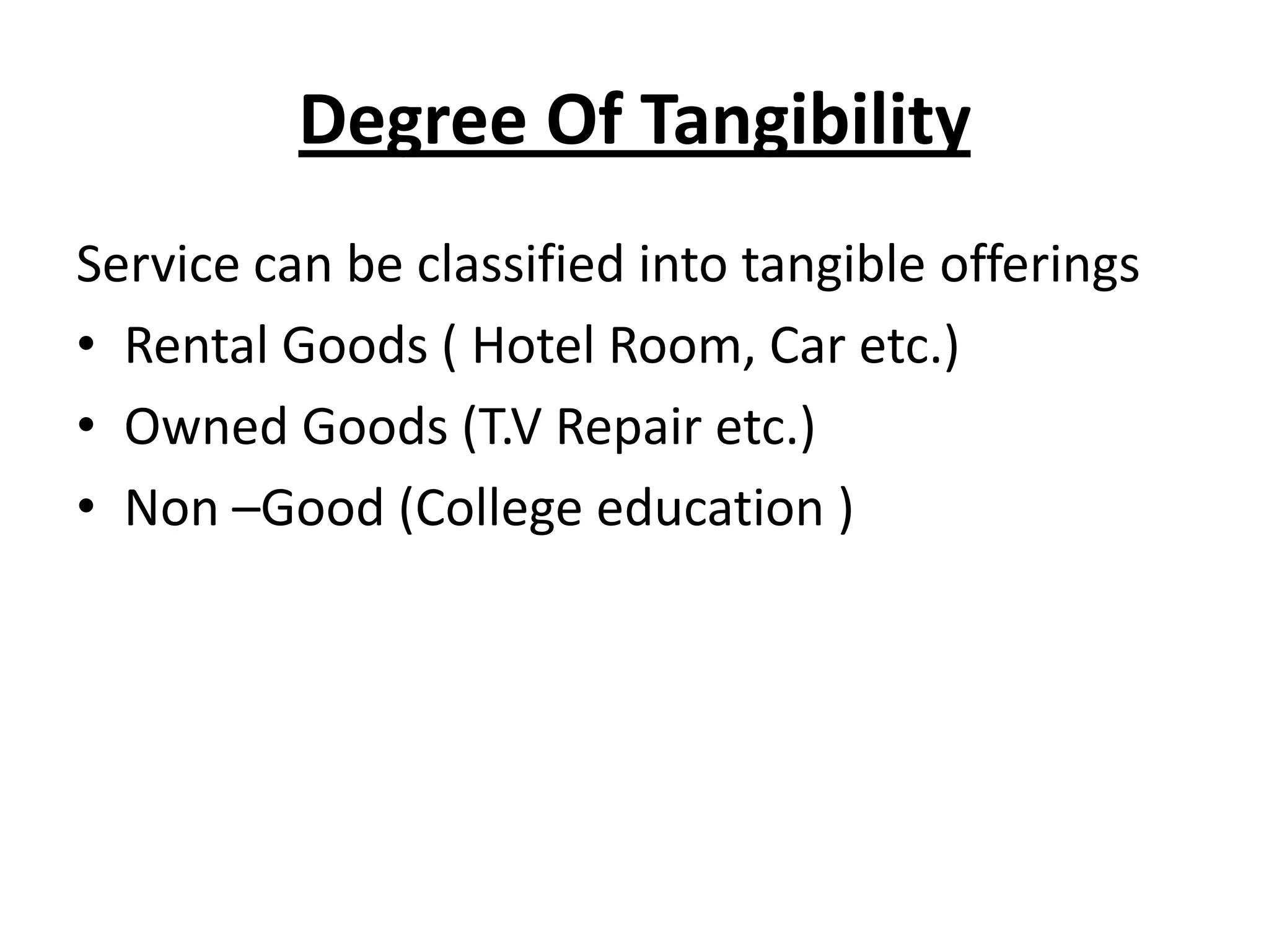 Classification of services | PPTX
