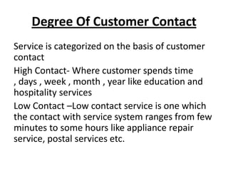 Classification of services | PPTX
