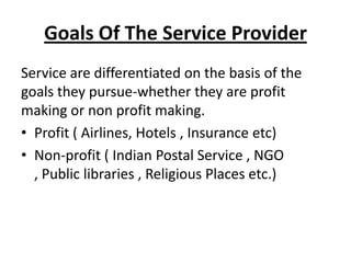 Classification of services | PPTX